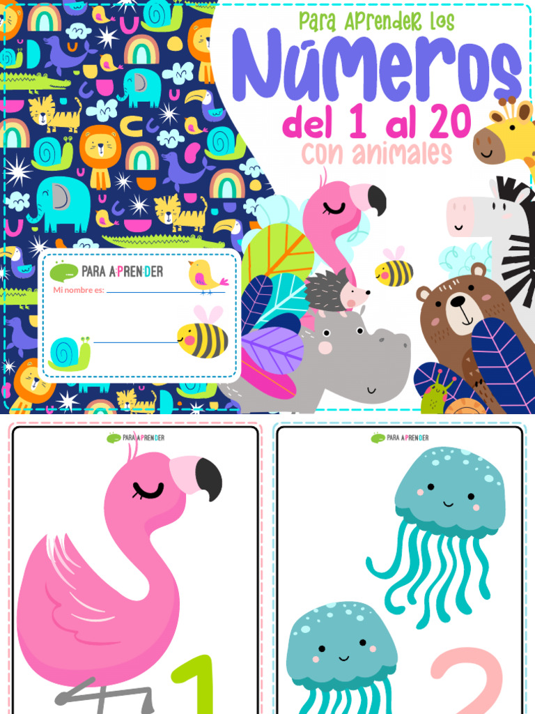 Aprende los Números del 1 al 20 | PDF