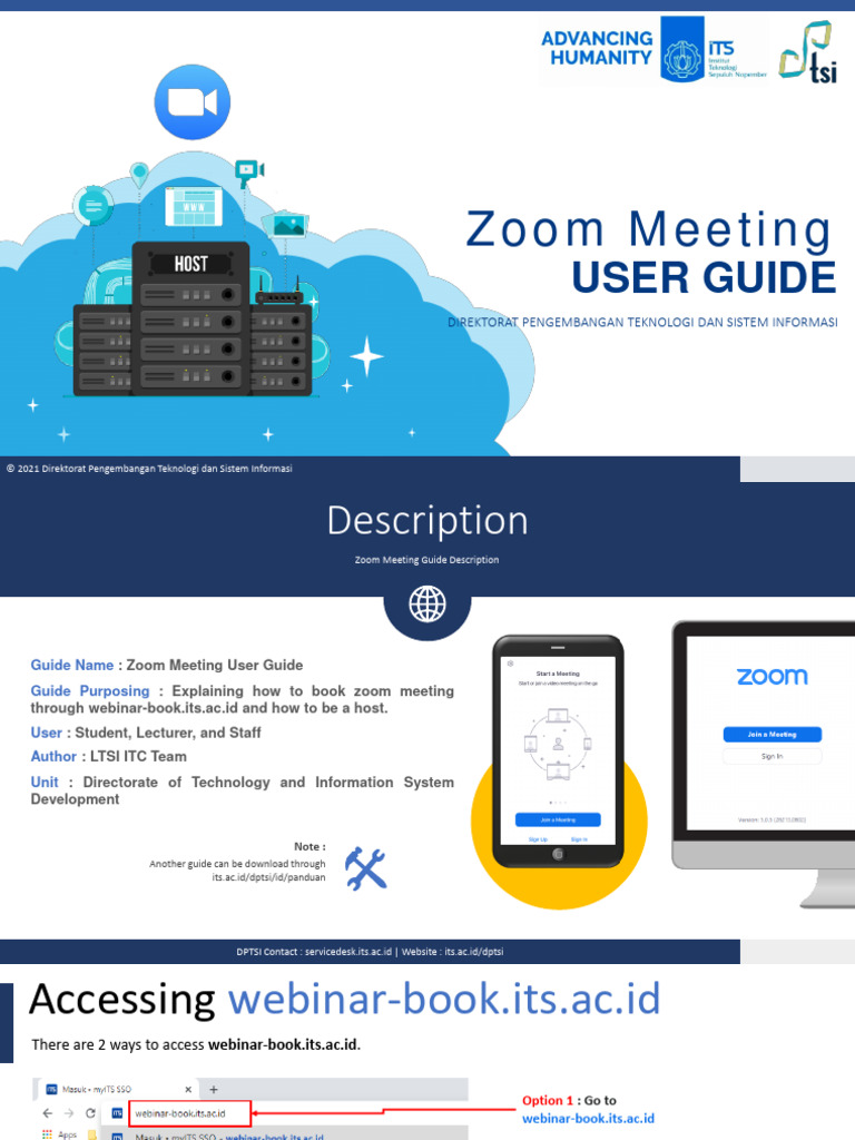 Zoom Meeting User Guide | PDF | You Tube | Button (Computing)