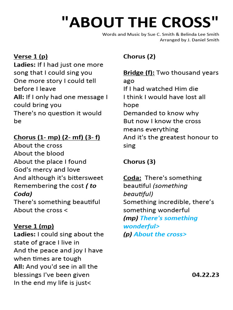 About The Cross | PDF