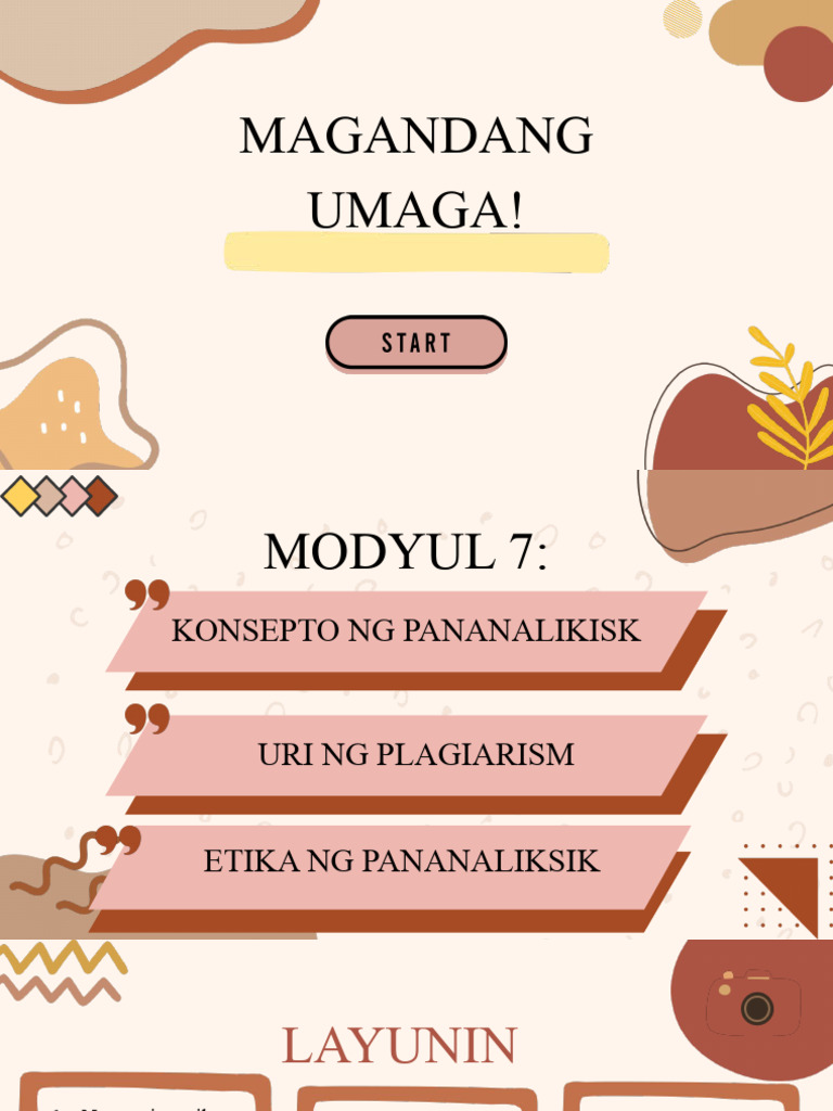 Pagbasa Modyul 7. | PDF