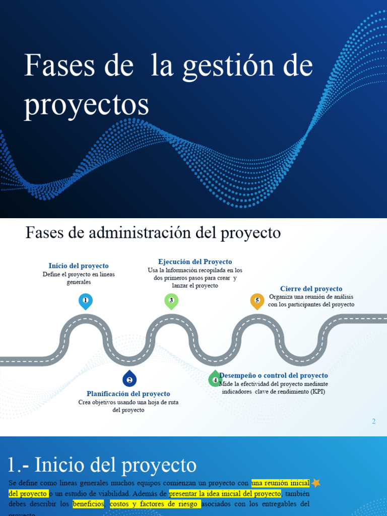 Fases De Admon De Proyectos Pdf Planificación Gestión De Proyectos