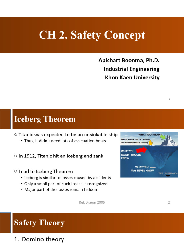 Ch2 - Safety Concept | Download Free PDF | Risk | Risk Assessment