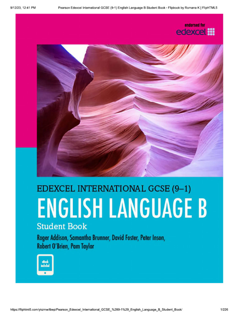 Pearson Edexcel International GCSE (9-1) English Language B Mounir | PDF