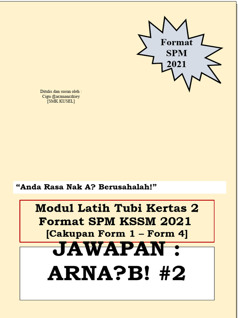 SET #2 (Jawapan) | PDF