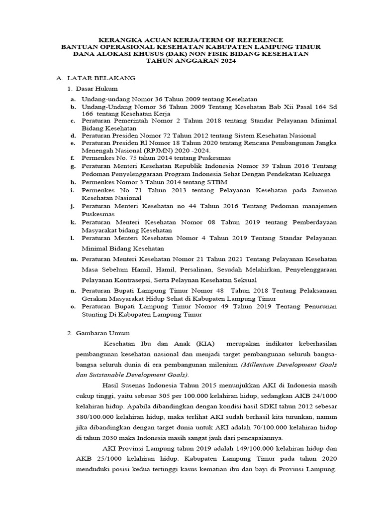 Tor Bok Ukm - Menu Aki Akb 2024 | PDF