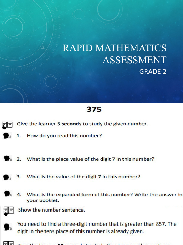 Rapid Mathematics Assessment Grade 2 | PDF Rapid Mathematics Assessment Grade 2 | PDF