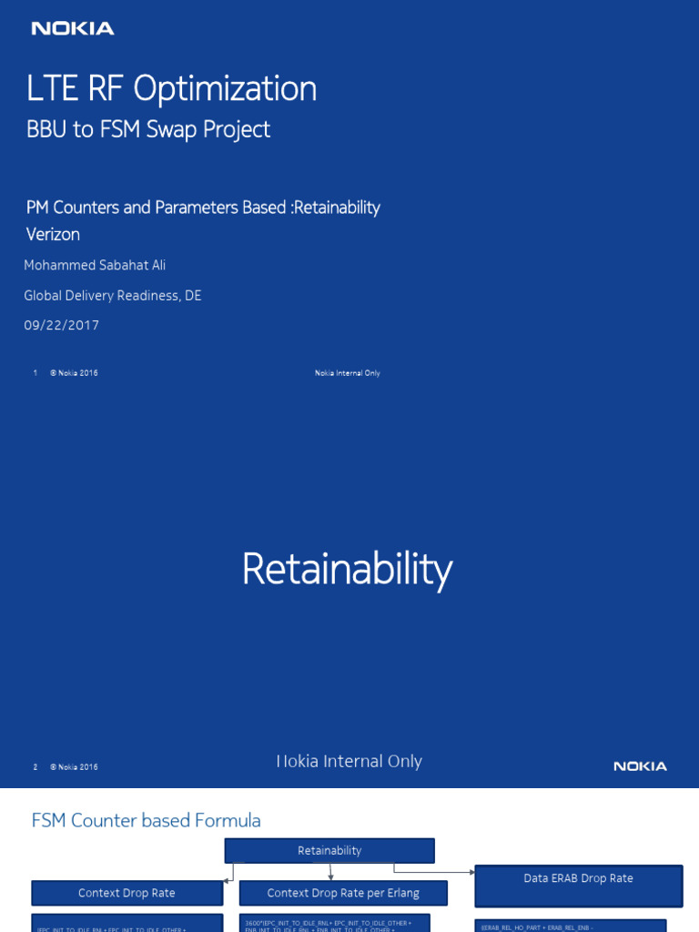 BBU Swap Documentation - Retainability - 09212017 - Verizon ...