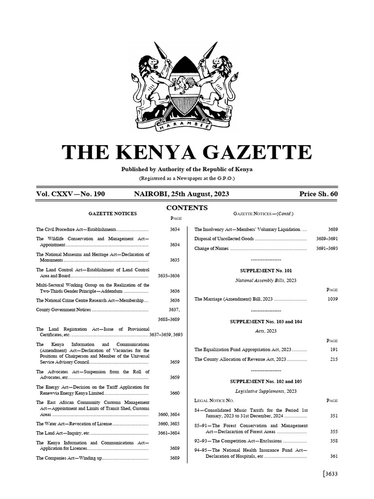 Vol - CXXV-No .190 | PDF | Magistrate | Judiciaries