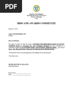 Bid Securing Declaration Sample Form | PDF | Affidavit | Notary Public