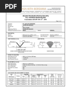 AWS D1.1 Welding Procedure Specification | PDF | Construction | Welding