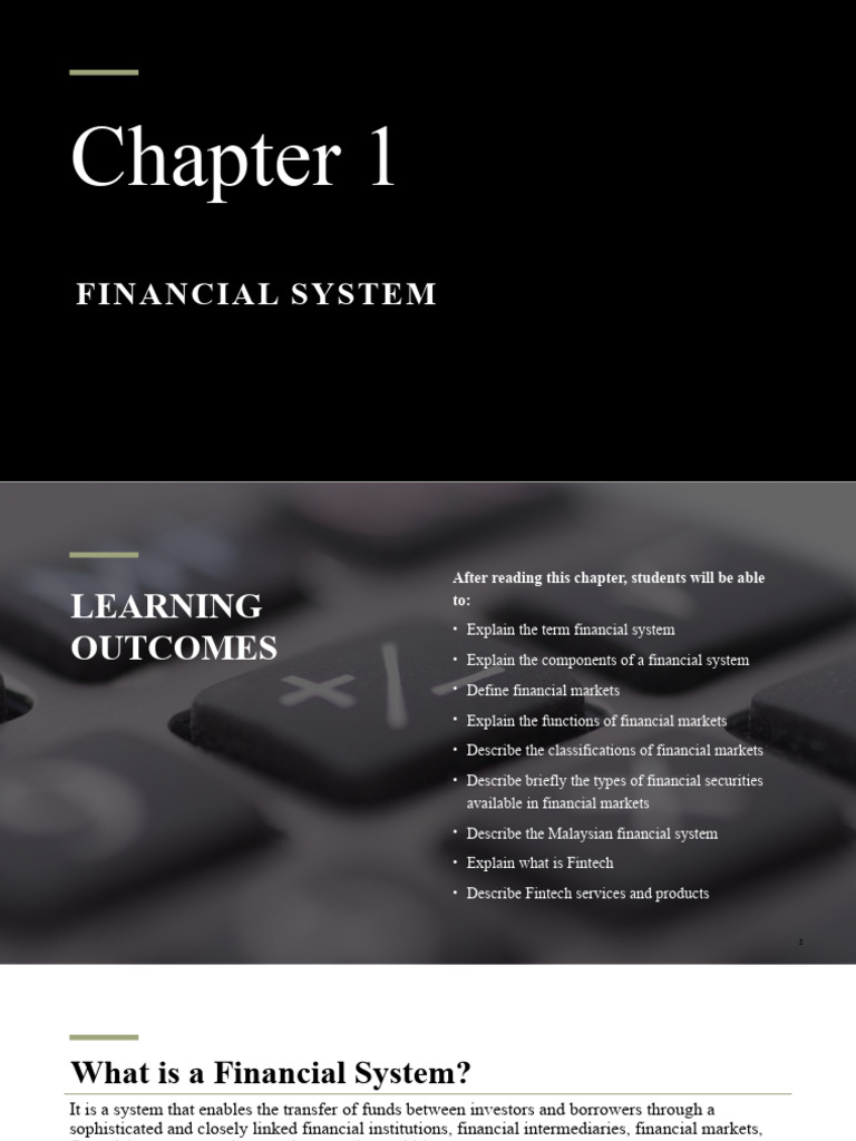 Chapter 1 Financial System | Download Free PDF | Financial Markets ...