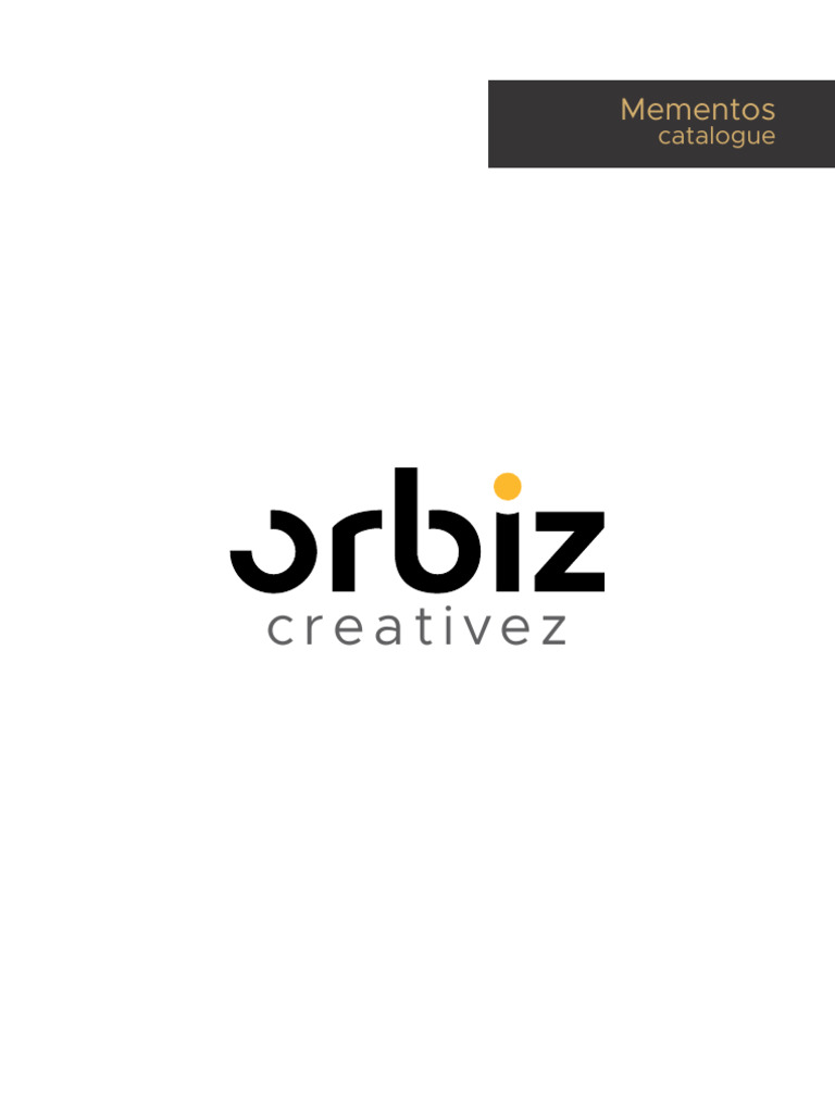 Memento Catalogue - Orbiz Creatives | PDF