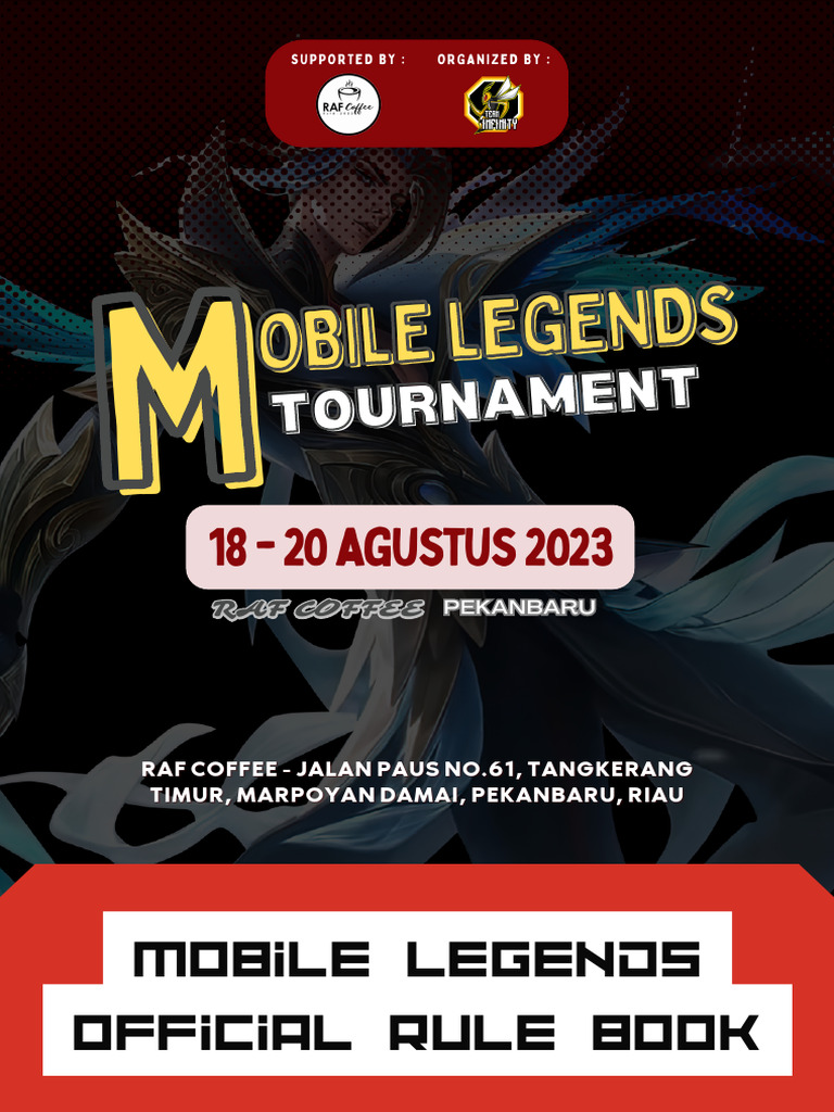 Official Rulebook Raf Coffee MLBB Offline Tournament Season 1 | PDF