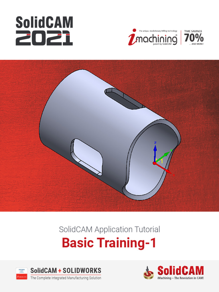SolidCAM 2021 5-Axis Basic Training Vol-1 | PDF | Cartesian Coordinate ...