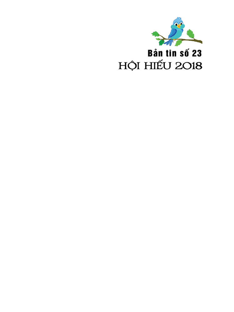 Ban Tin 23 Hoi Hieu 2018 | PDF