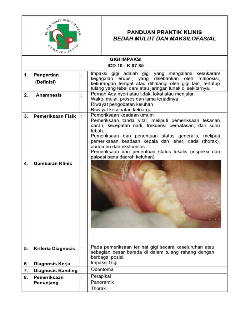 3.7-Gigi Impaksi | PDF