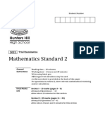 2024 HSC Maths STD 2 Reference Sheet | PDF