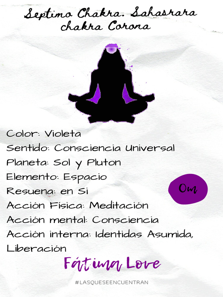Chakra Morado | Descargar gratis PDF | Chakra | Espiritualidad