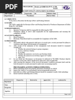 SOP For Incoming Material Inspection | PDF | Specification (Technical Standard) | Verification ...