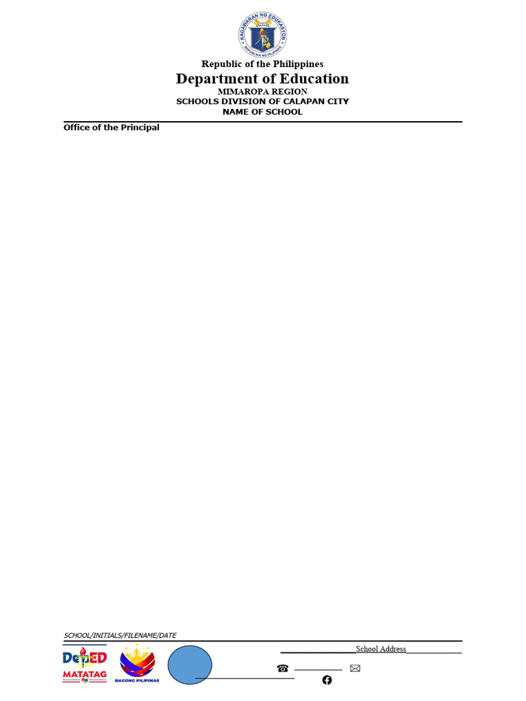 New MATATAG Template School | PDF