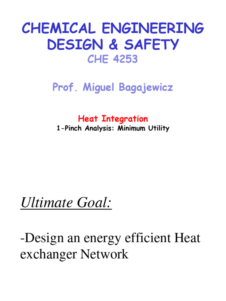 Pinch Analysis for Heat Integration | PDF | Heat Transfer | Boiler