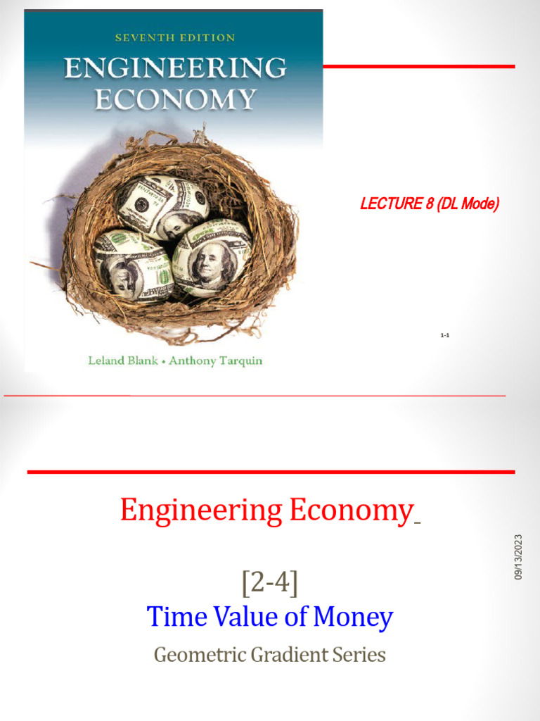 Lecture 8 | PDF | Interest | Present Value