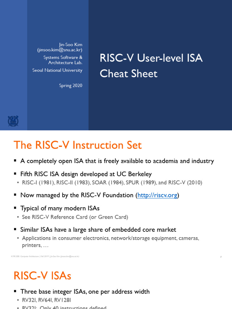 Riscv User Isa | PDF | Digital Electronics | Computer Architecture
