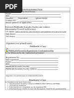 PhilHealth Konsulta Registration Form | PDF | Government