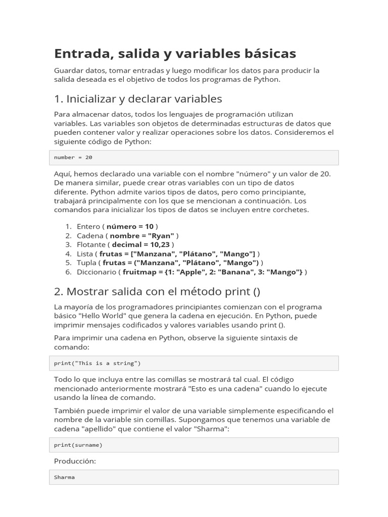 Introduccion A La Programacion De Python Pdf Python Lenguaje De 9149