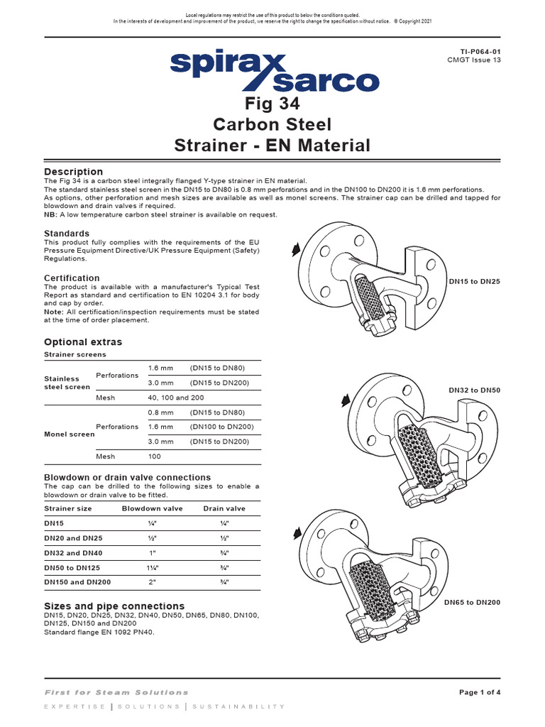Fig - 34 TI P064 01 EN | PDF | Valve | Mechanical Engineering