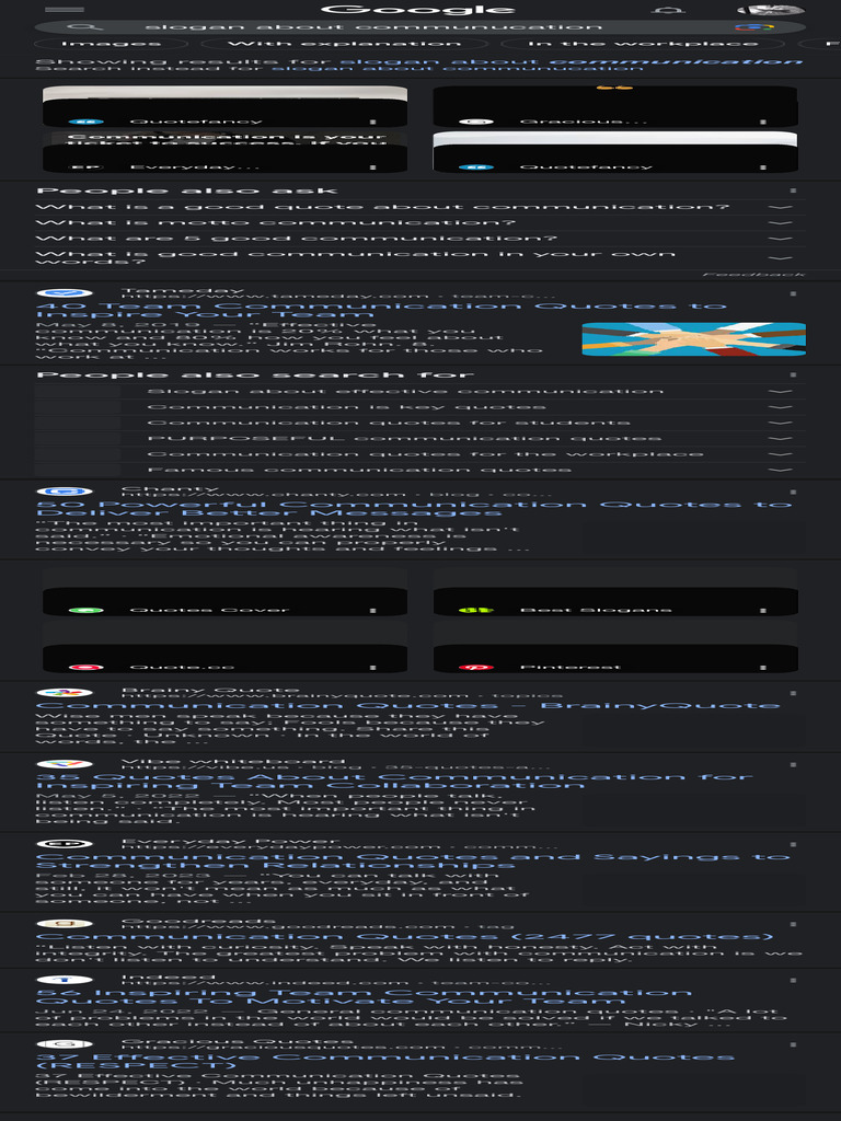 Effective Communication Slogans | PDF | Communication | Human Communication