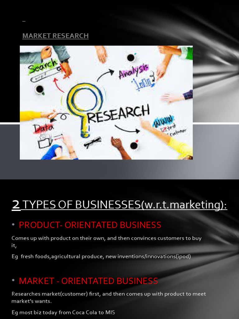 Market Research | PDF | Sampling (Statistics) | Marketing Research