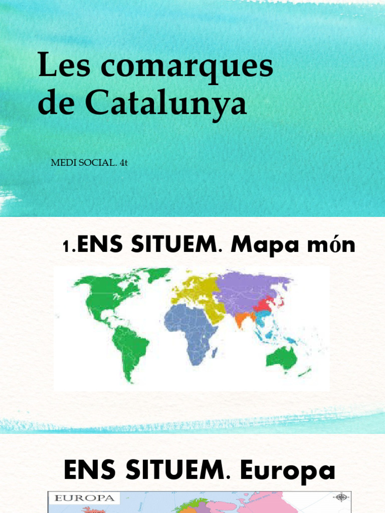 Power Point Comarques Catalunya | PDF