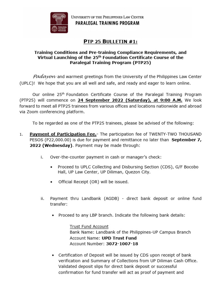 Bulletin 1 | PDF | Payments | Banks