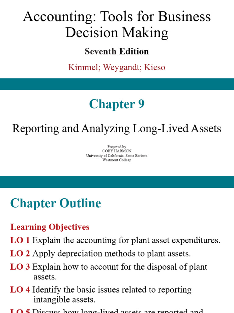 Kimmel Acct 7e Ch09 Reporting and Analyzing Long Lived Assets ...