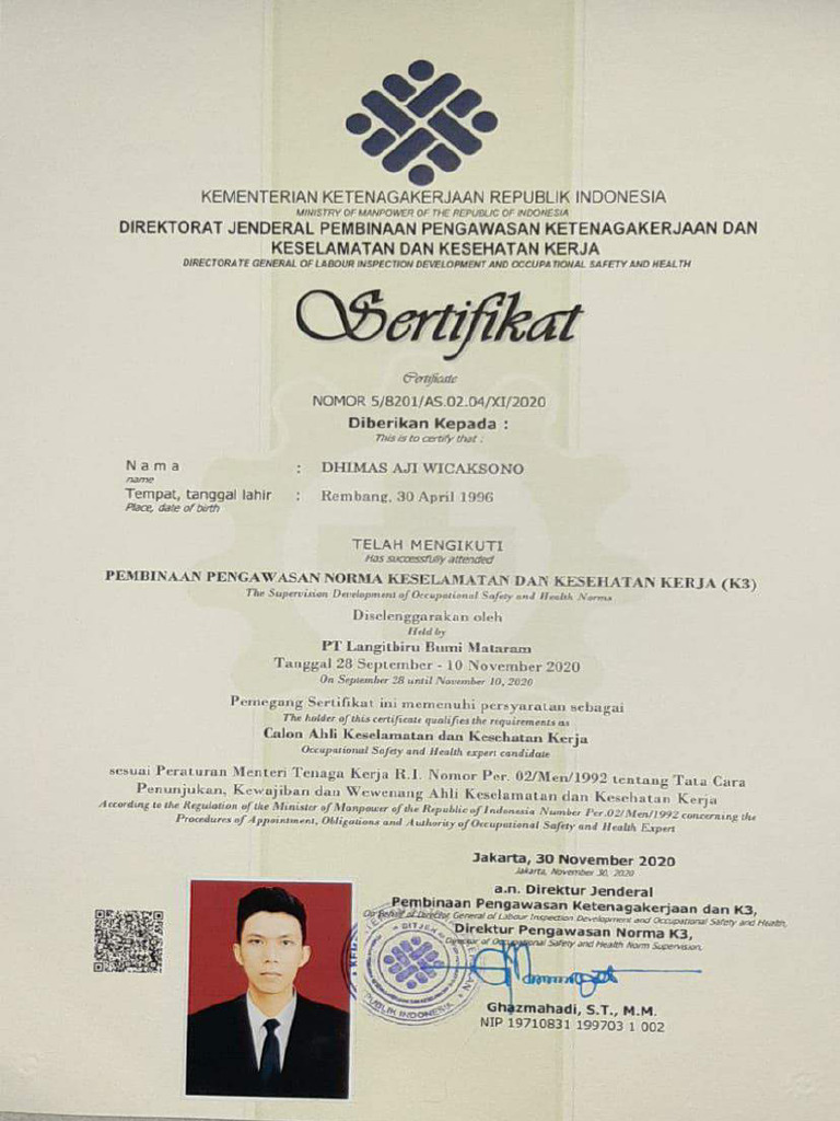 Sertif Dokumen - DLL | PDF