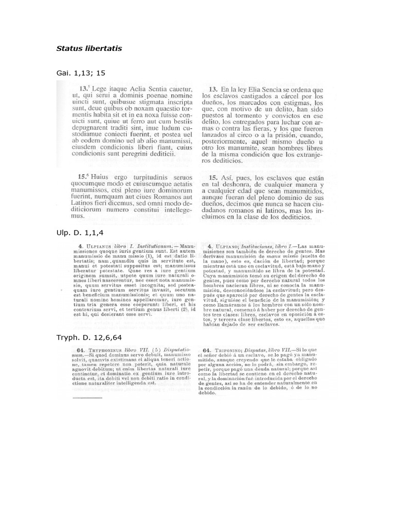 Status Libertatis | PDF