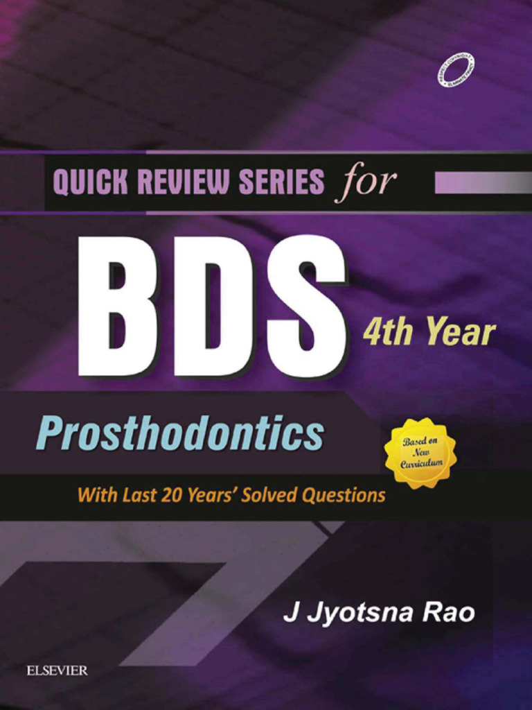 QRS Jyotsna Rao Prostho | PDF | Dental Degree | Prosthodontics