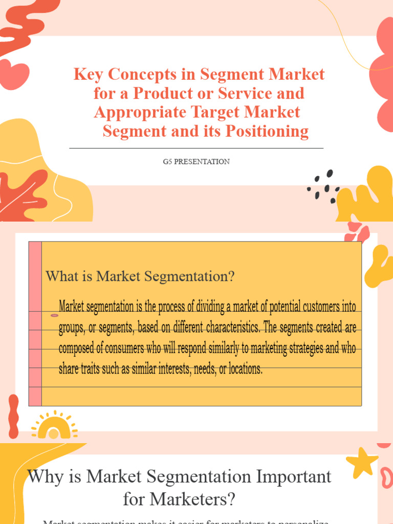 Market Segmentation Strategies Explained | PDF | Competitive Advantage ...