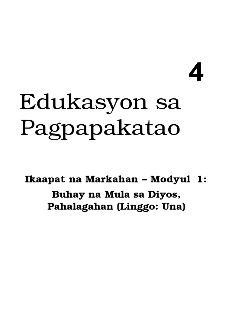 Esp4 Q4module1 Pdf