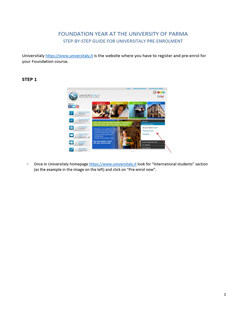 Universitaly How-To-Apply ENG | PDF | Travel Visa