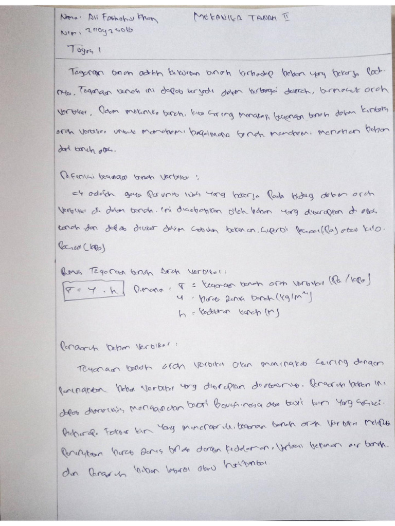 Tugas 1 Mektan | PDF