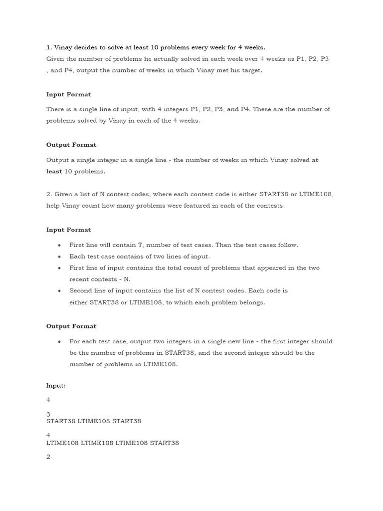 Arrays & Strings Pactice Problems Class | PDF | Numbers | String ... Arrays & Strings Pactice Problems Class | PDF | Numbers | String ...