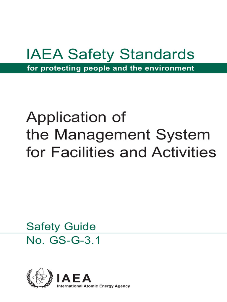 GSG 3.1 | PDF | International Atomic Energy Agency | Safety