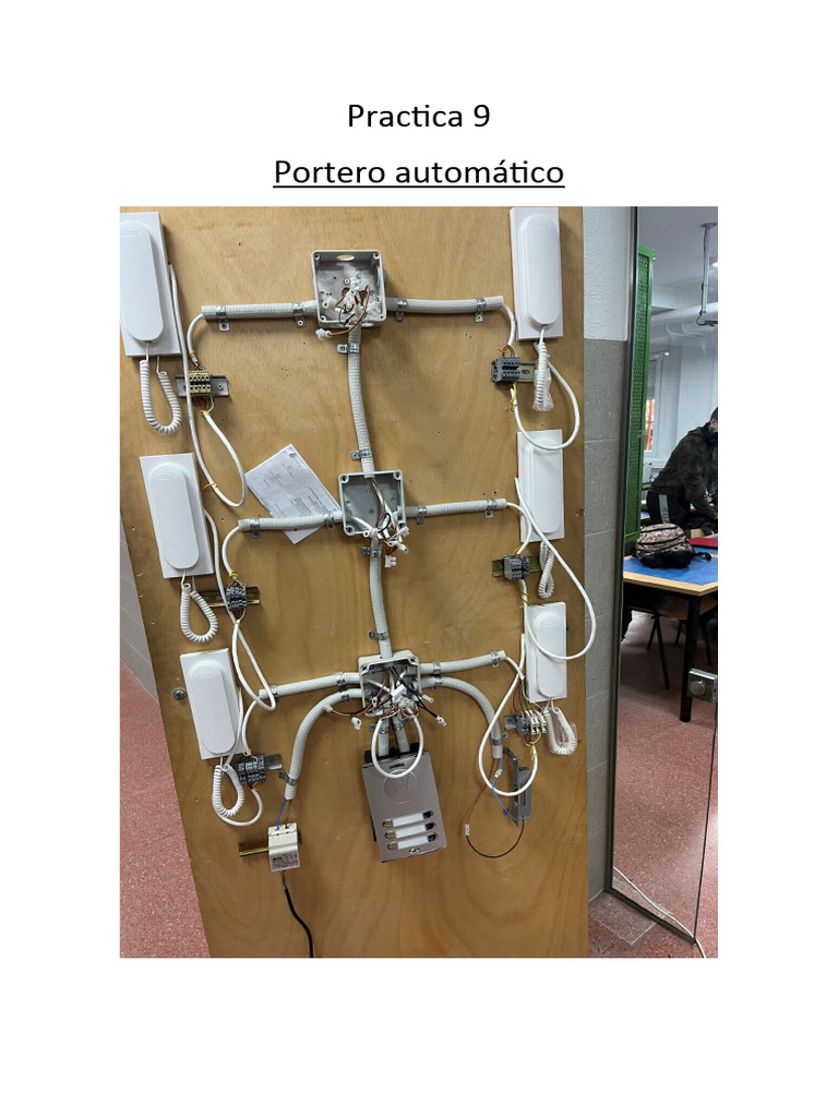 Instalación de Portero Automático | PDF | Métodos y materiales de ...