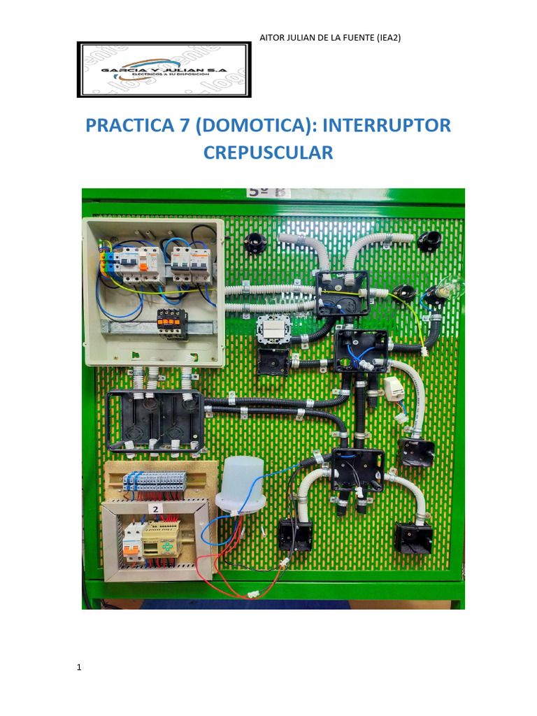 Practica 7 Interruptor Crepuscular - PDF Nuevo | PDF