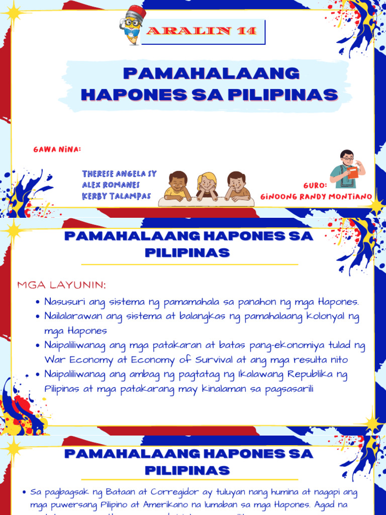Aralin 14 Pamahalaang Hapones Sa Pilipinas 1 | PDF