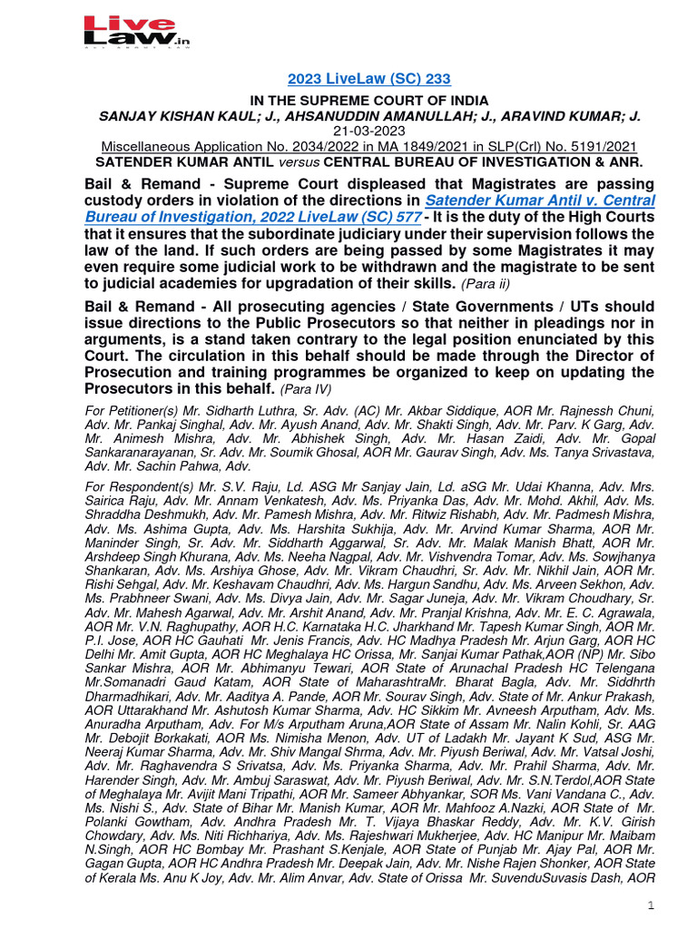 Case Law 2 | PDF | Prosecutor | Arrest