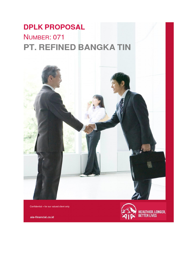 Proposal DPLK - PT. REFINED BANGKA TIN | PDF