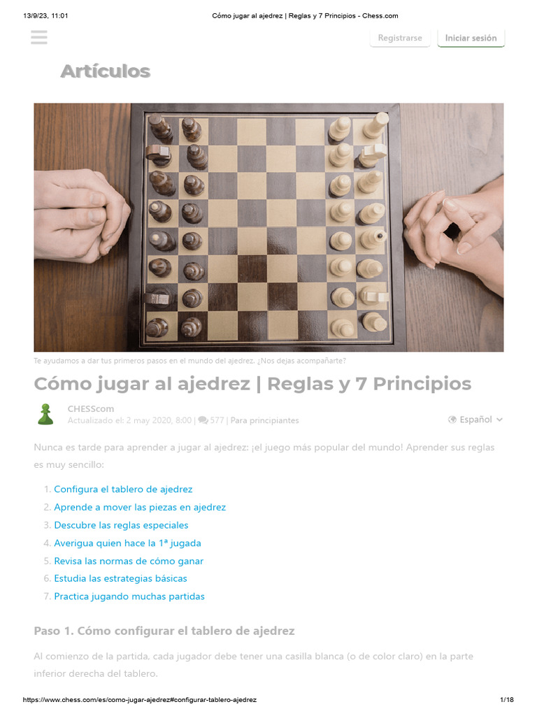 AJEDREZ | PDF | Ajedrez | Juego de azar